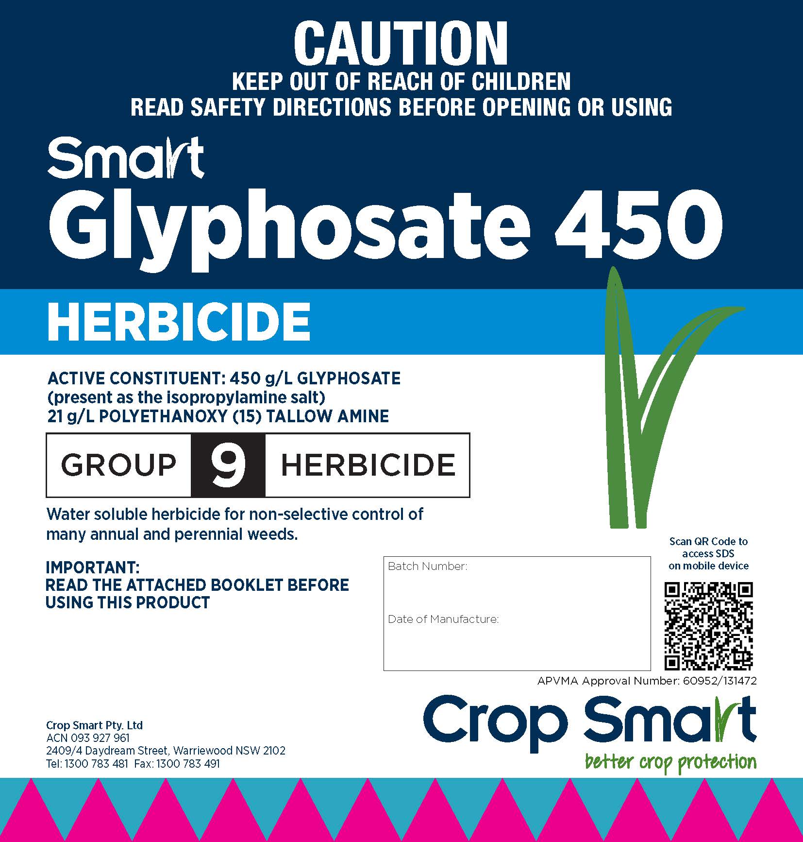 Smart Glyphosate 450 | Agricultural Herbicide
