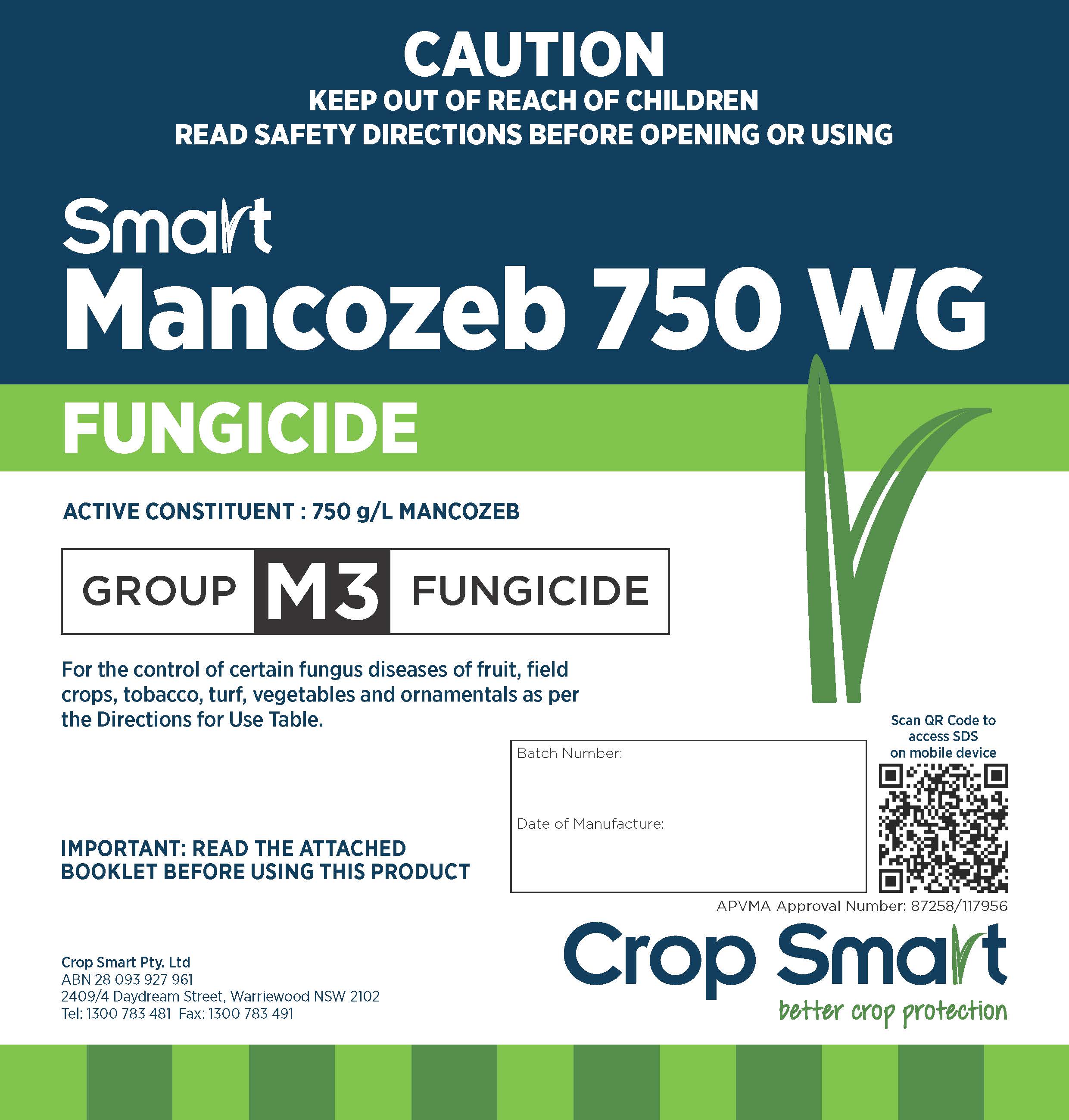 Smart Mancozeb 750 WG | Fungicide | Better Crop Protection